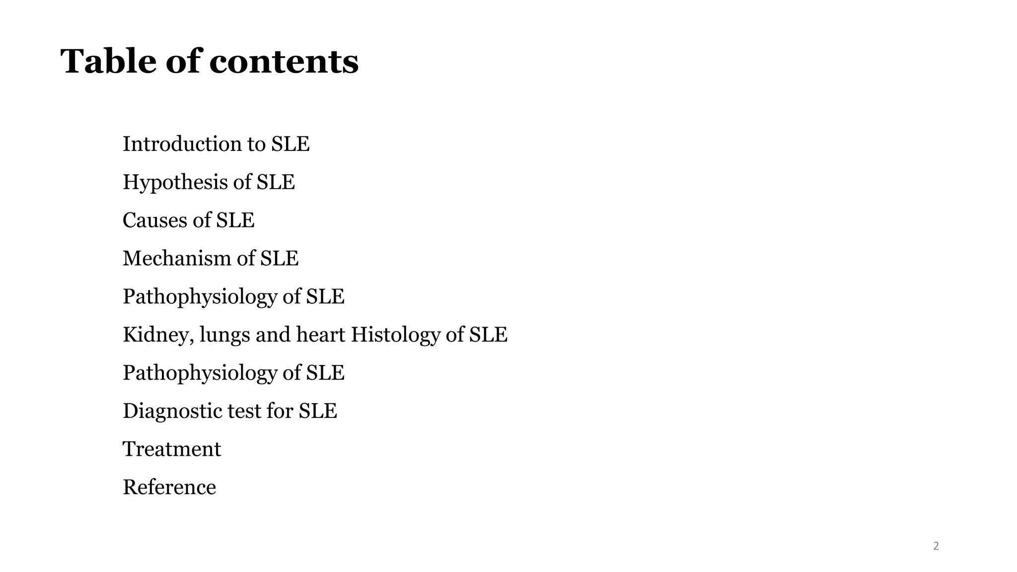 Systemic lupus erythematosus (SLE) disease | PPTX