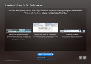 Sleipnir, the powerful web browser for Windows | PDF