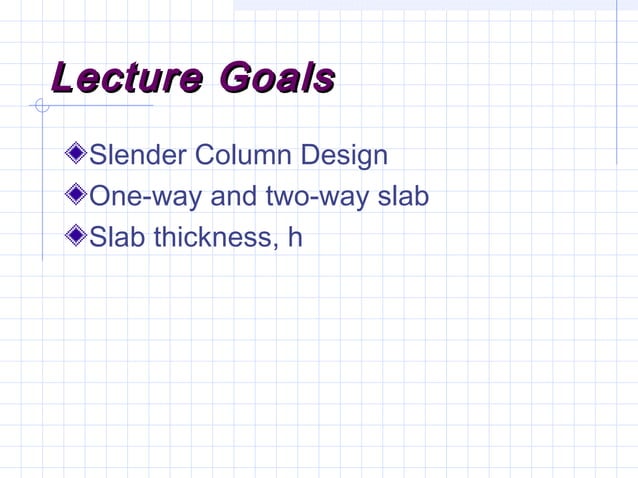 Slender columnn and two-way slabs | PPT