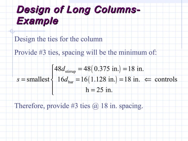 Slender columnn and two-way slabs | PPT