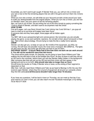 Slender notes | DOCX