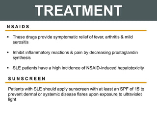 SLE.pptx | Skin and Dermatology | Diseases and Conditions