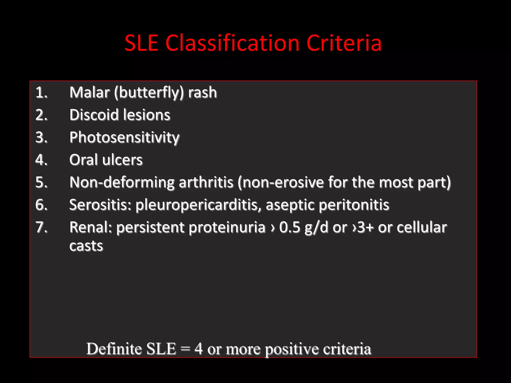 SLE Pathophysiology and Management | PPTX