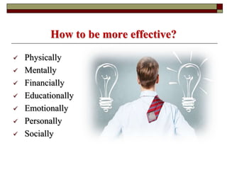 Personal Effectiveness | PPTX