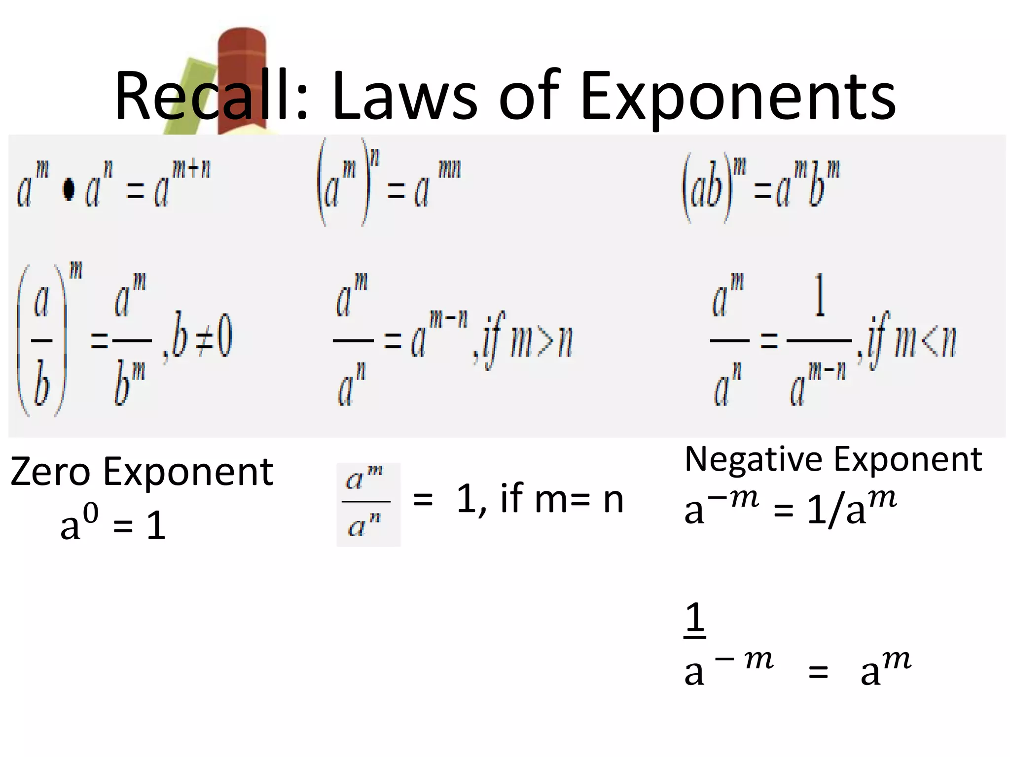 Module 4 Grade 9 Mathematics (RADICALS) | PPTX