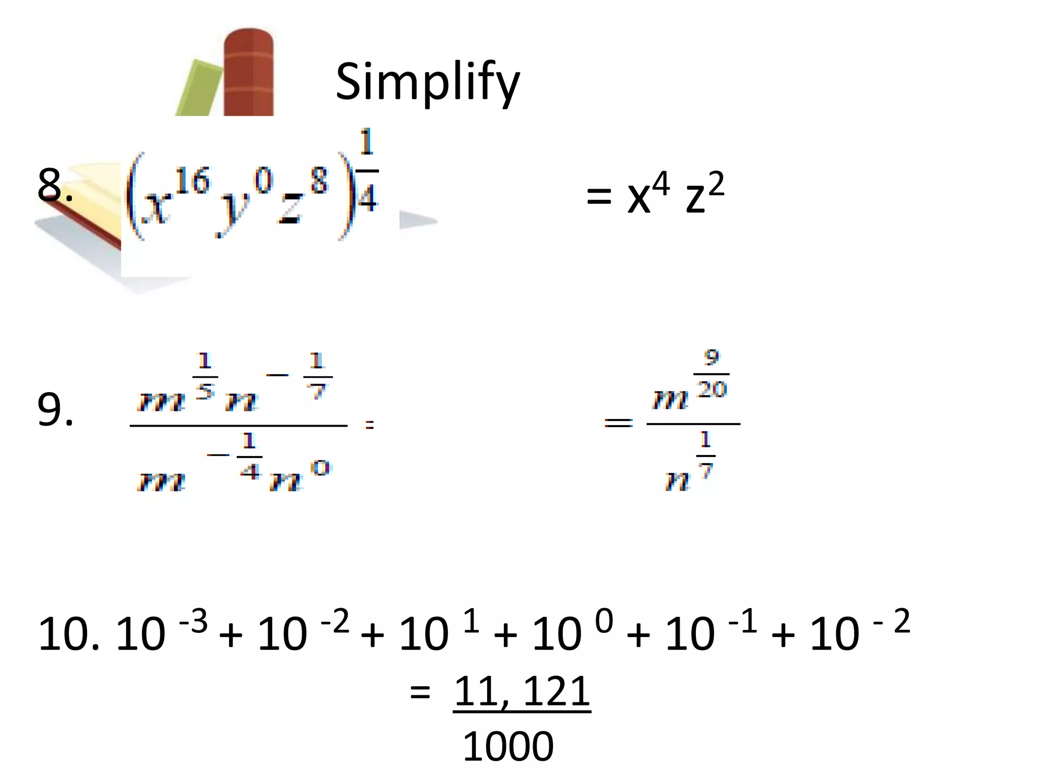 Module 4 Grade 9 Mathematics (RADICALS) | PPTX