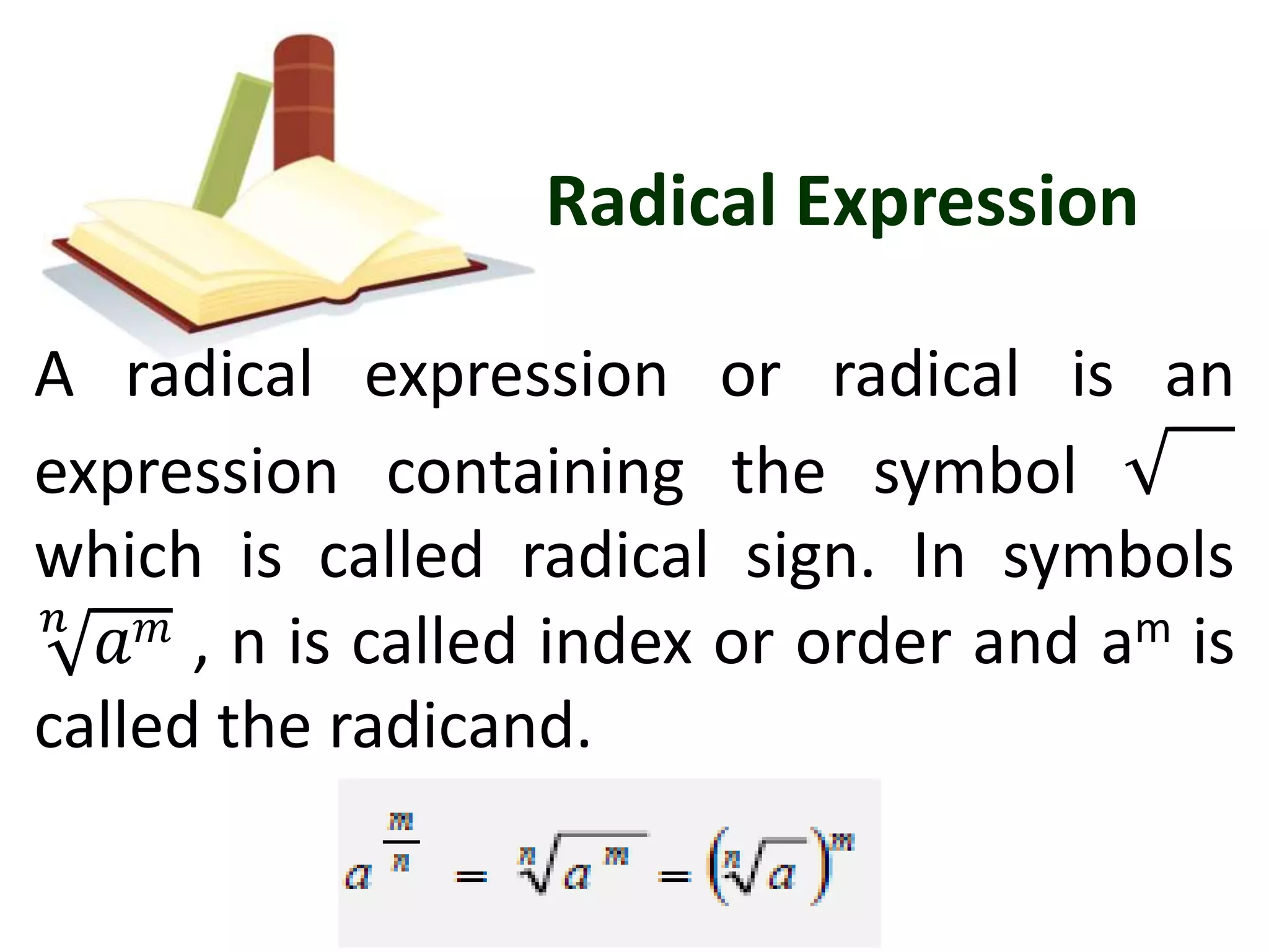 Module 4 Grade 9 Mathematics (RADICALS) | PPTX