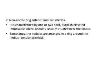 SLERITIS in detail including anterior and posterior | PPTX