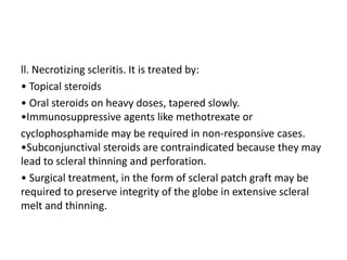 SLERITIS in detail including anterior and posterior | PPTX