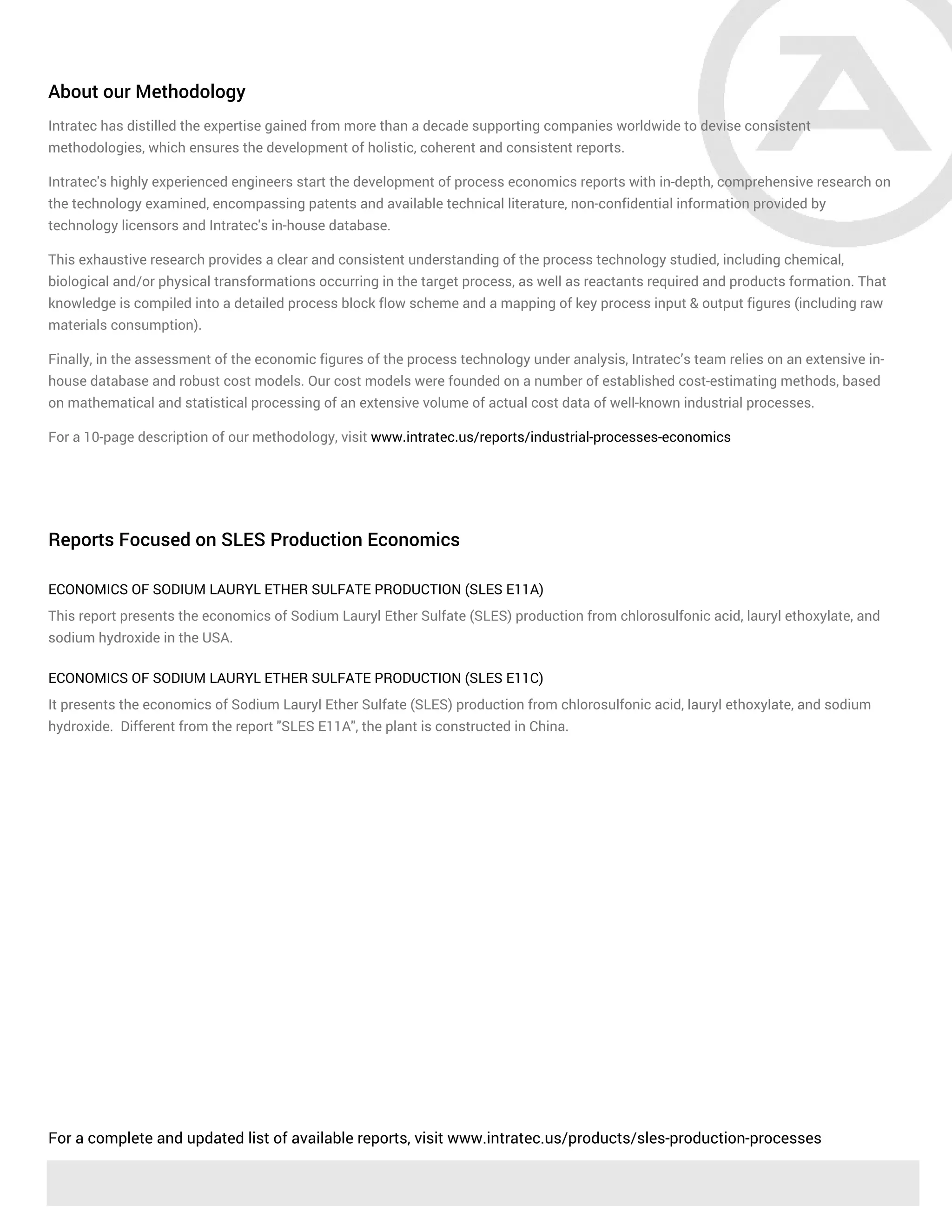 Feasibility Studies: SLES Manufacturing | PDF