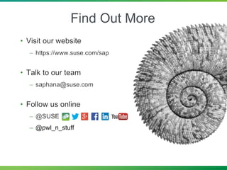 Sles for sap b1 | PPTX | Operating Systems | Computer Software and Applications