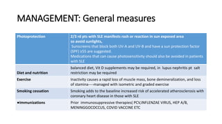 SLE TX.pptx dr.riffat anasari civil hospital | PPTX