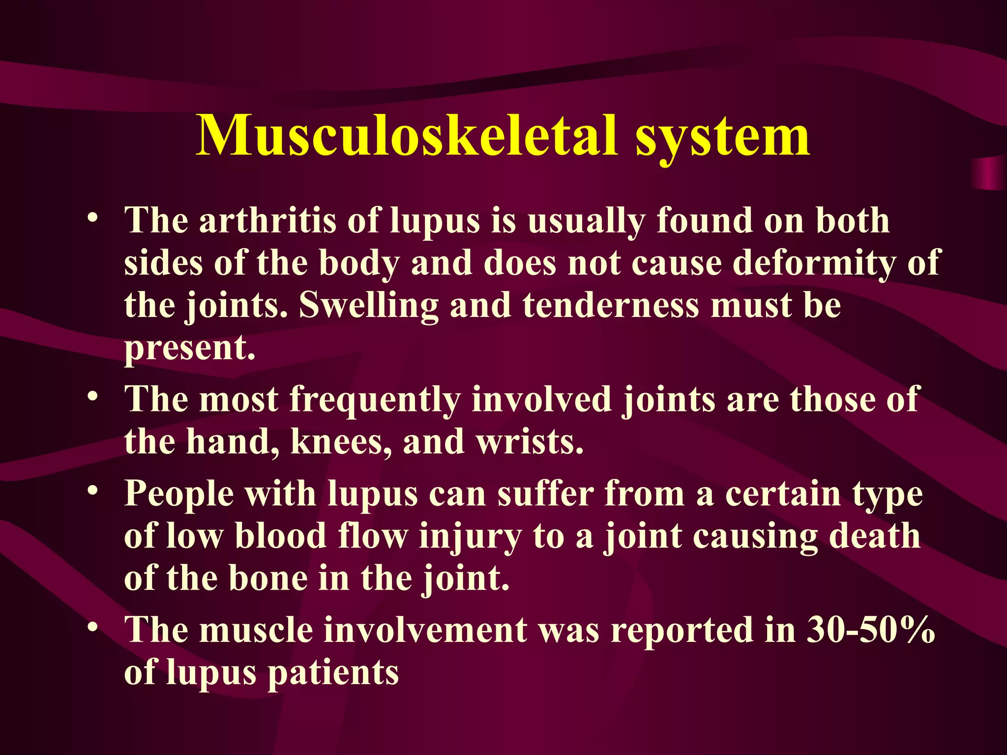 systemic lupus erythematosus | PPT