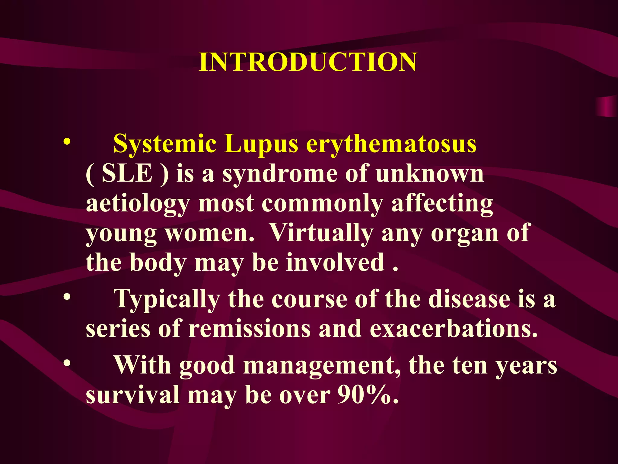 systemic lupus erythematosus | PPT