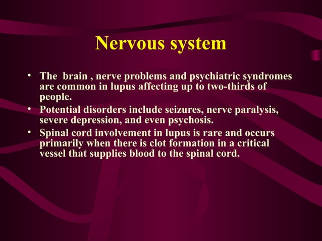 systemic lupus erythematosus | PPT