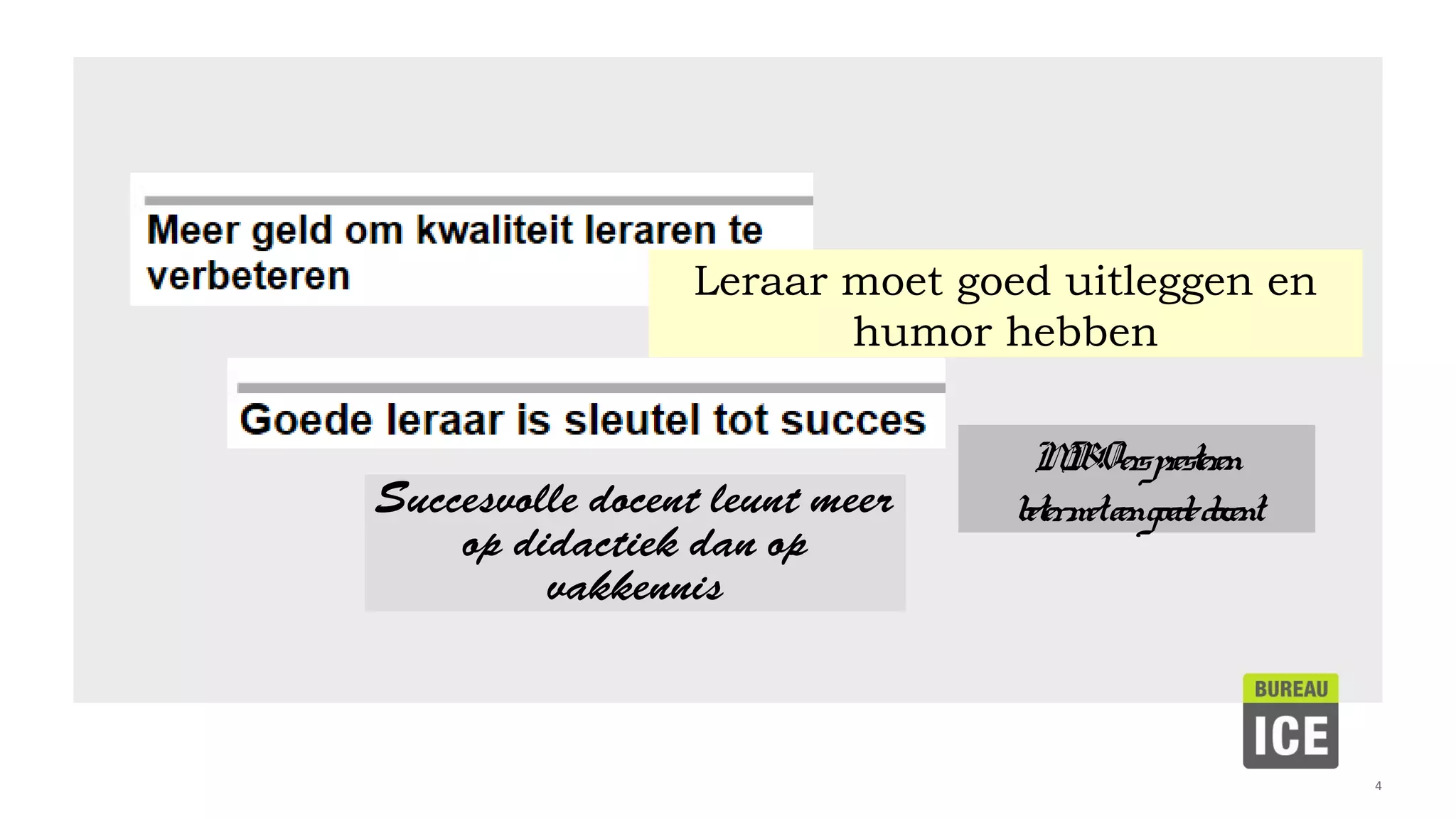 Sleutel tot succes in taal- en rekenonderwijs | PPT
