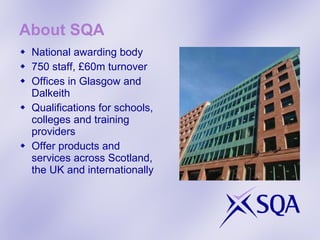 Slf sqa - using e-assessment to support cf e - 100914 | PPT