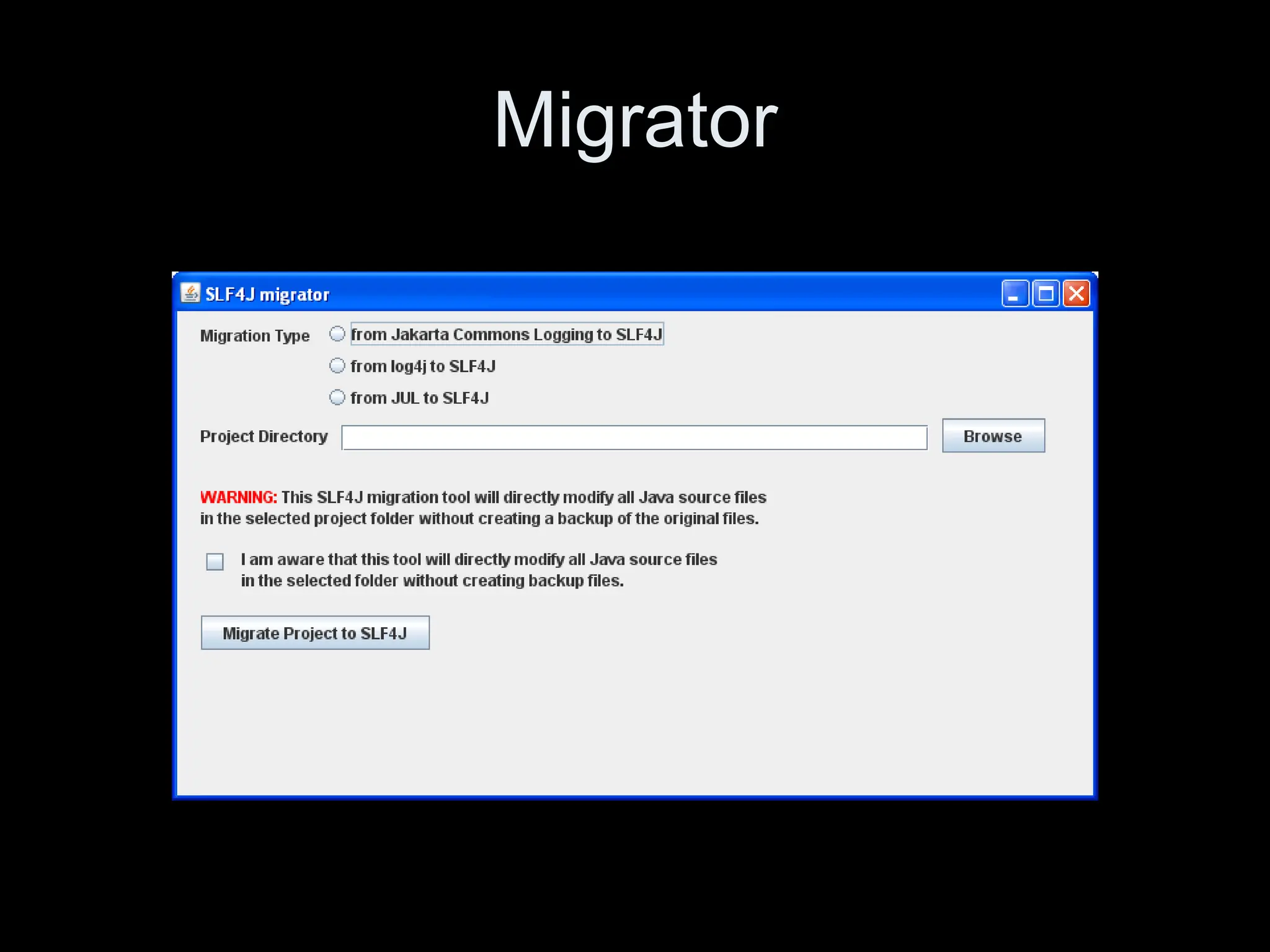 slf4j-in-10-slides Jakarta Commons Logging | PPT