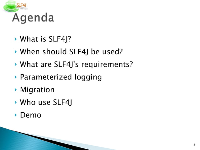 Slf4j Simple Logging Facade For Java Ppt Free Download 