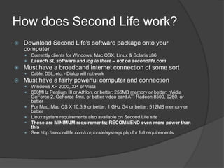 Second Life for business, part 1 | PDF