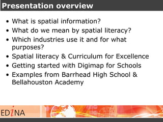 Knowing their Place: Improving the Spatial Literacy of Tomorrow’s ...
