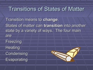 States of Matter | PPT | Chemistry | Science