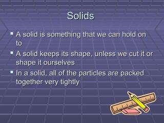 States of Matter | PPT | Chemistry | Science