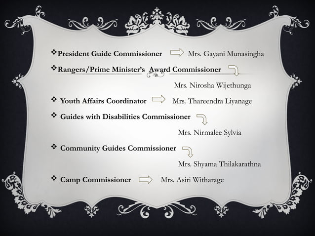 Slgga structure of Sri Lanka girl guides | PPTX