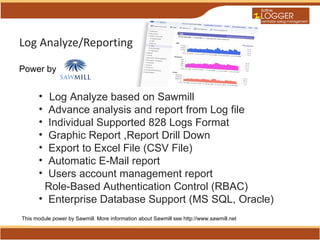 Softnix Logger Centralized Log Management | PPT