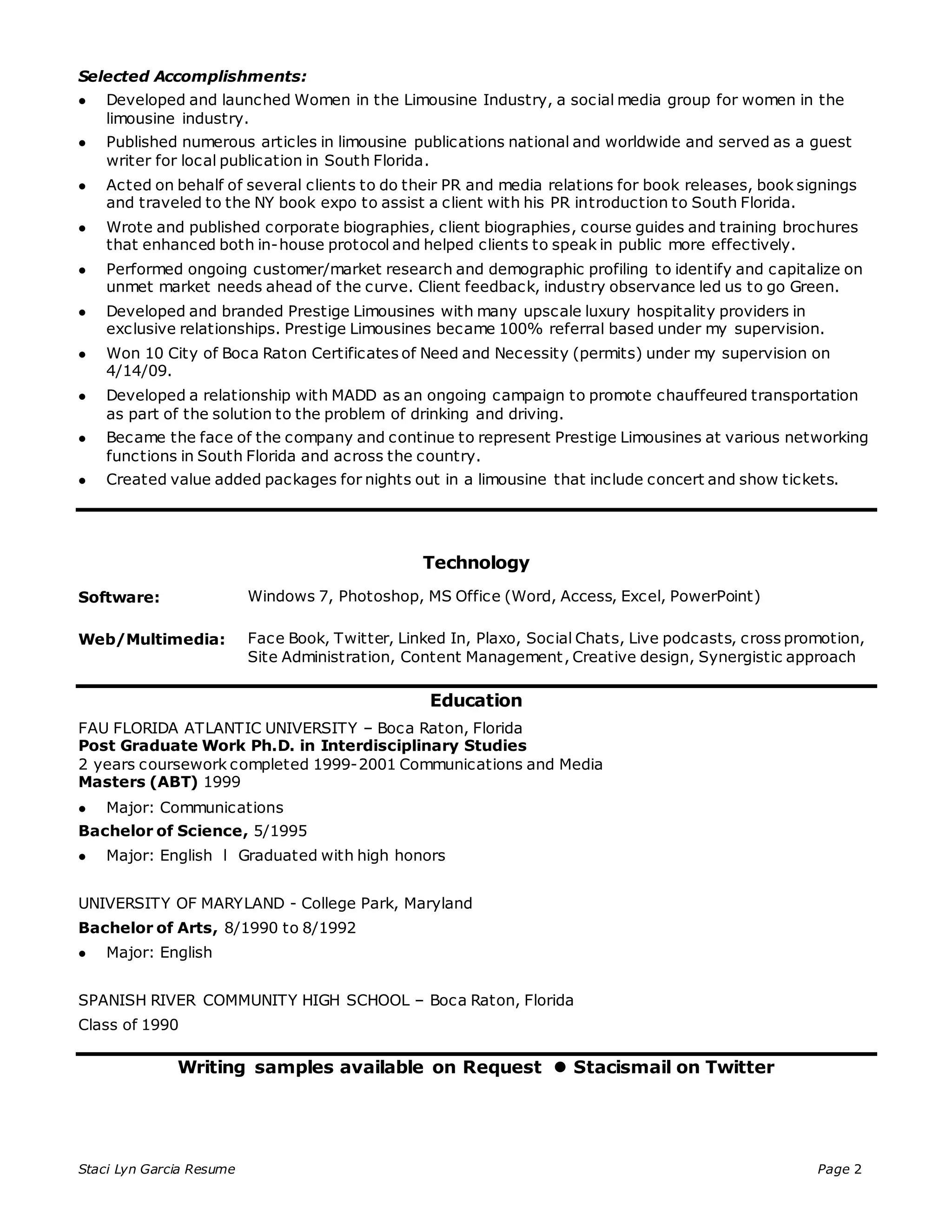 Slg Resume | DOCX | Marketing and Advertising | Business