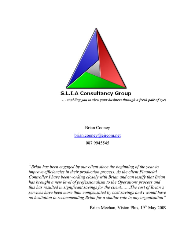 SLIA Brochure | PDF
