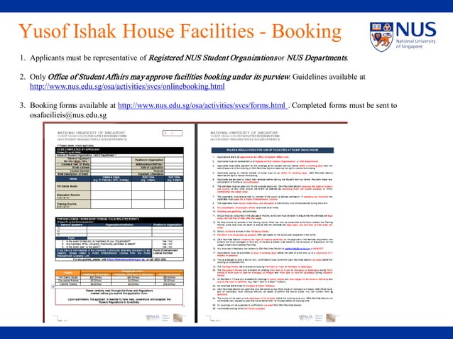 (SLiC2010)_Guidelines_FacilitiesBooking | PDF