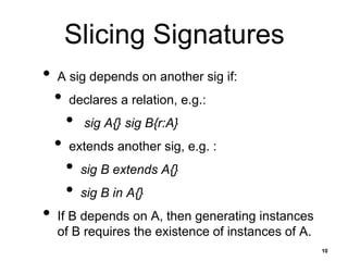 Sliced Alloy | PPTX | Programming Languages | Computing