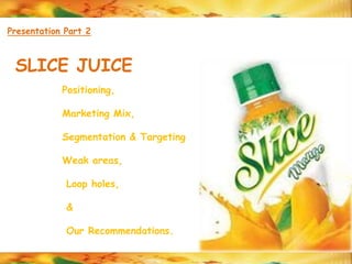 Slice presentation | PPTX