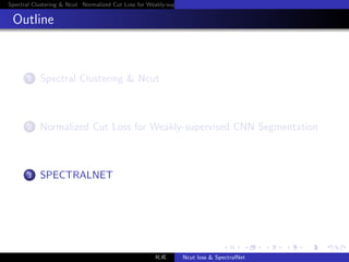 SpectralNet and Ncut Loss | PDF
