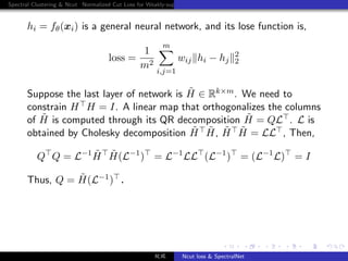 SpectralNet and Ncut Loss | PDF