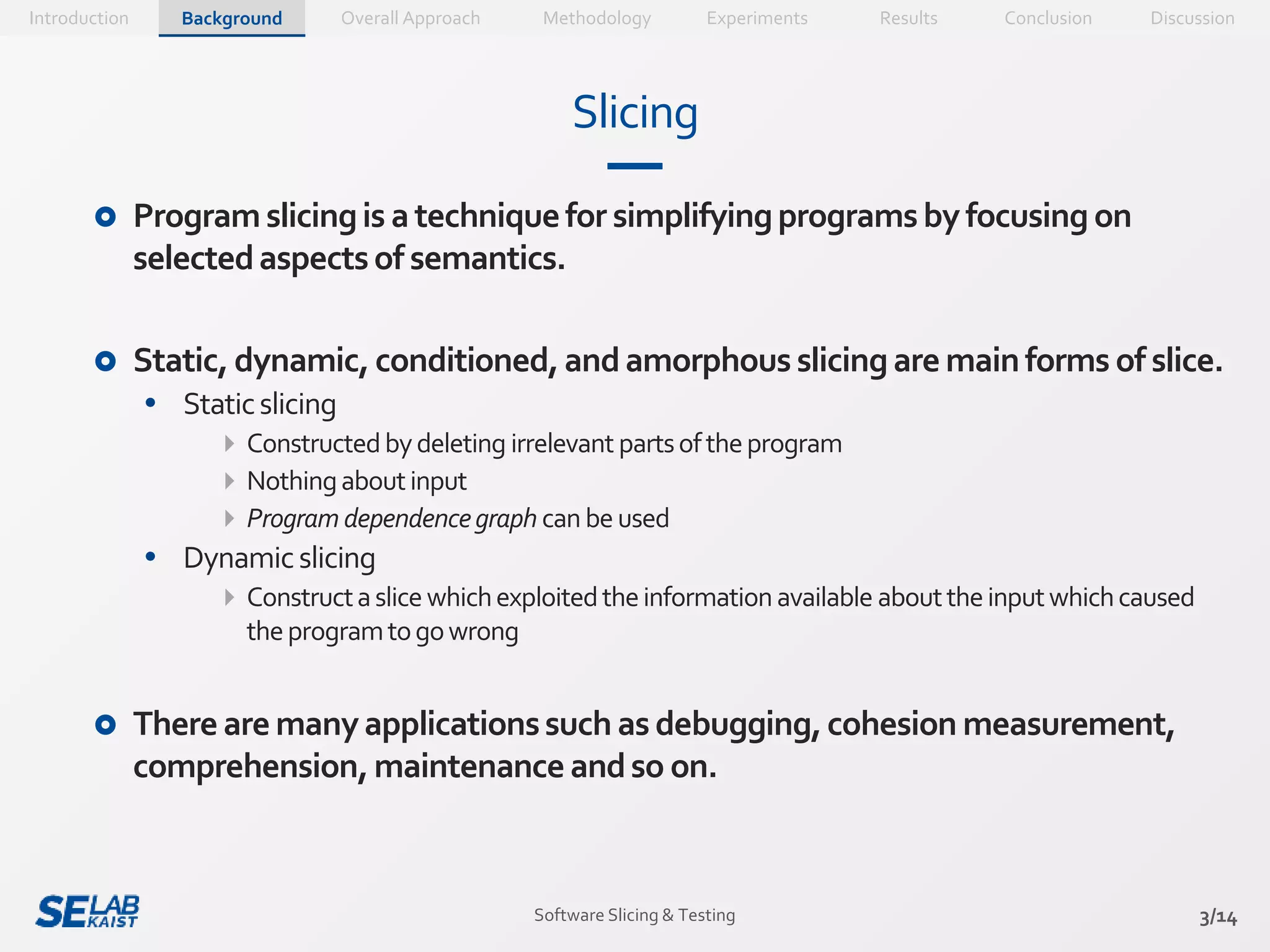 Slicing and testing | PPTX