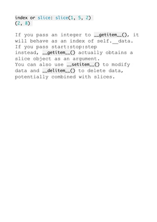 Slicing in Python - What is It? | PDF
