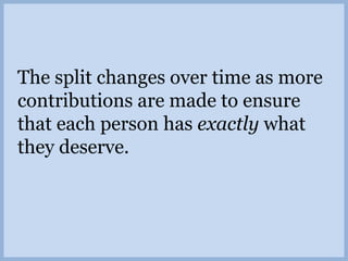 Slicing Pie: Perfect Equity Splits Short as I possible | PPT
