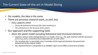 Slicing Models of Real-time Embedded Systems (MDOELS2018) | PPTX