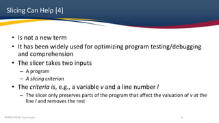 Slicing Models of Real-time Embedded Systems (MDOELS2018) | PPT