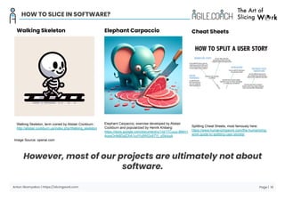 Slicing Work on Business Agility Meetup Berlin | PPT