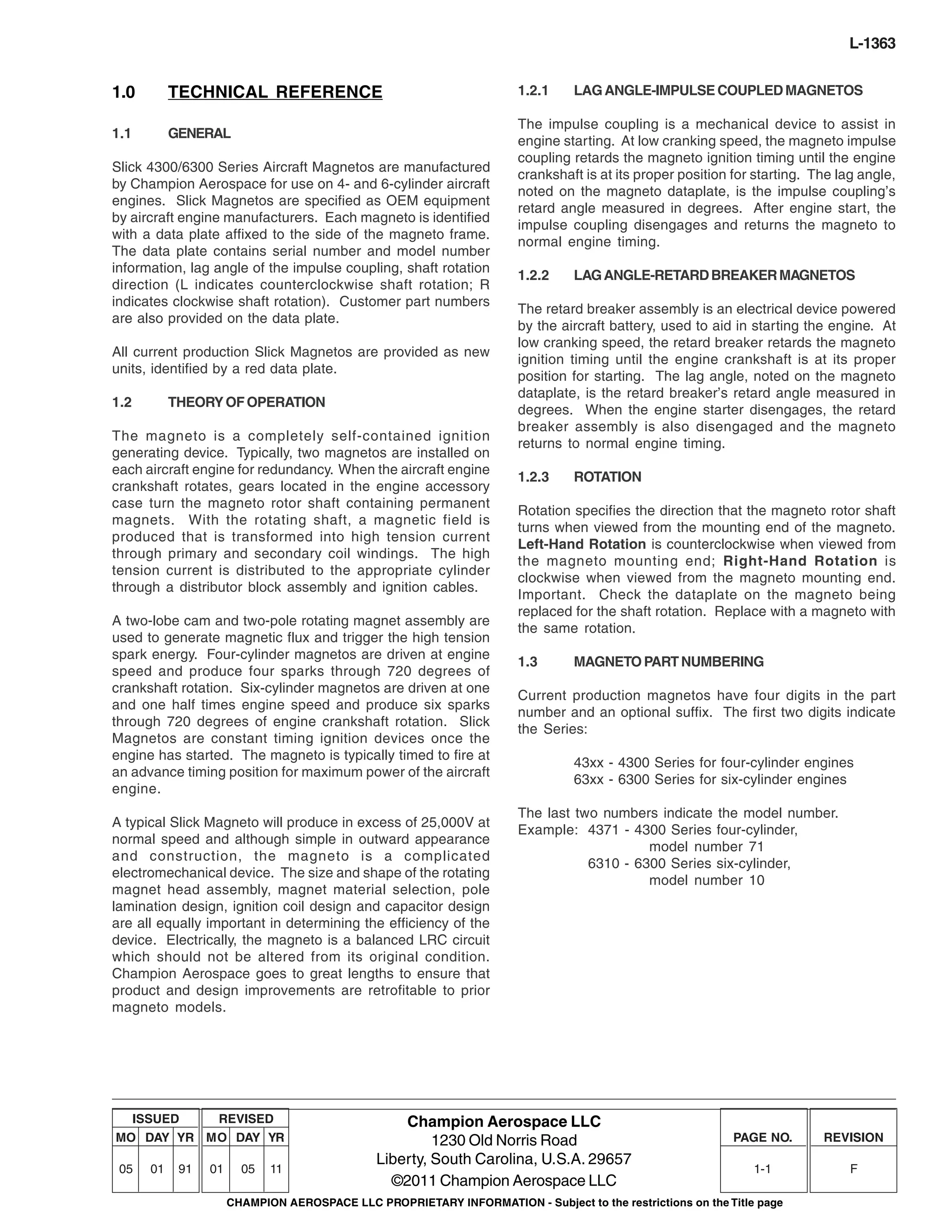 Slick magoverhaulmanual 4300 & 6300 series | PDF