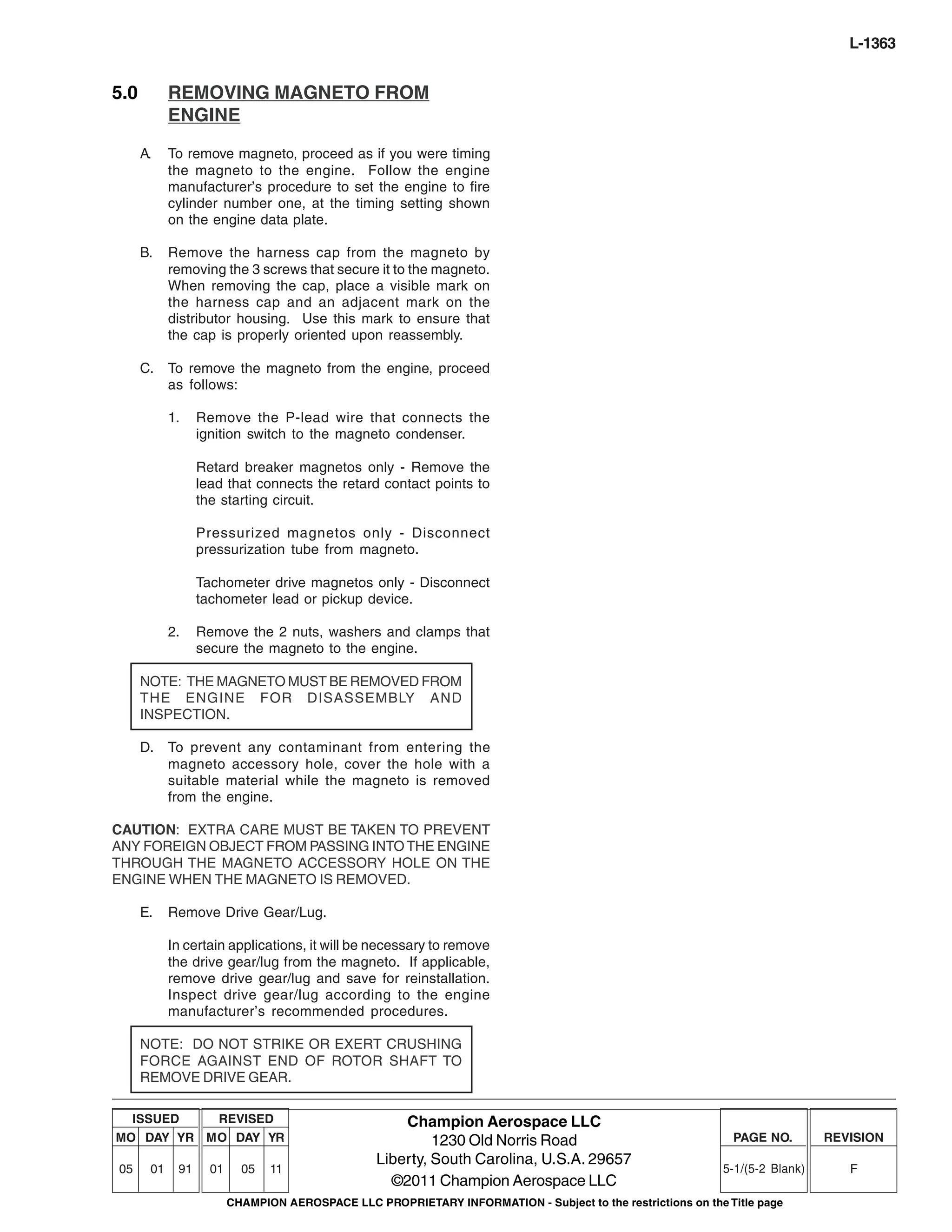 Slick magoverhaulmanual 4300 & 6300 series | PDF