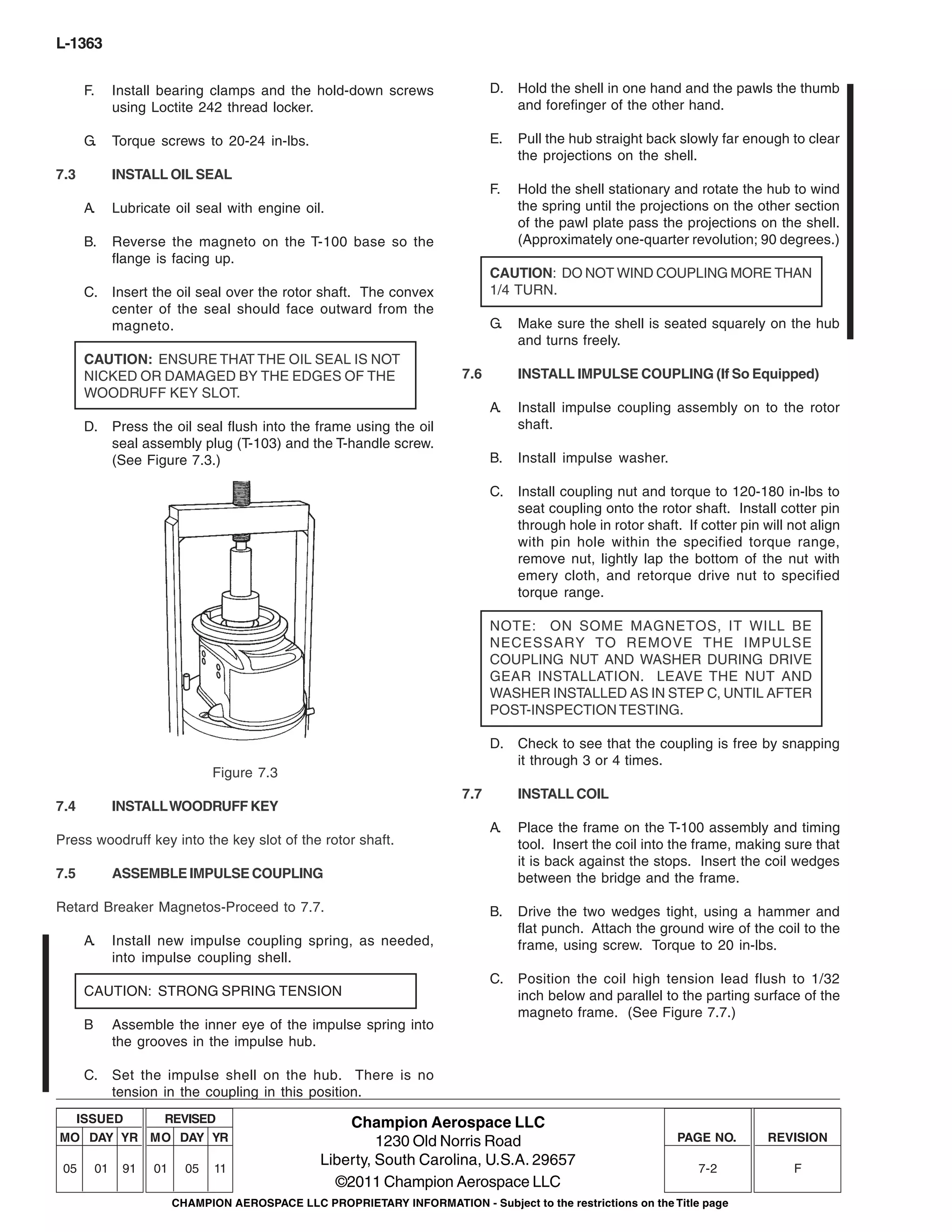Slick magoverhaulmanual 4300 & 6300 series | PDF