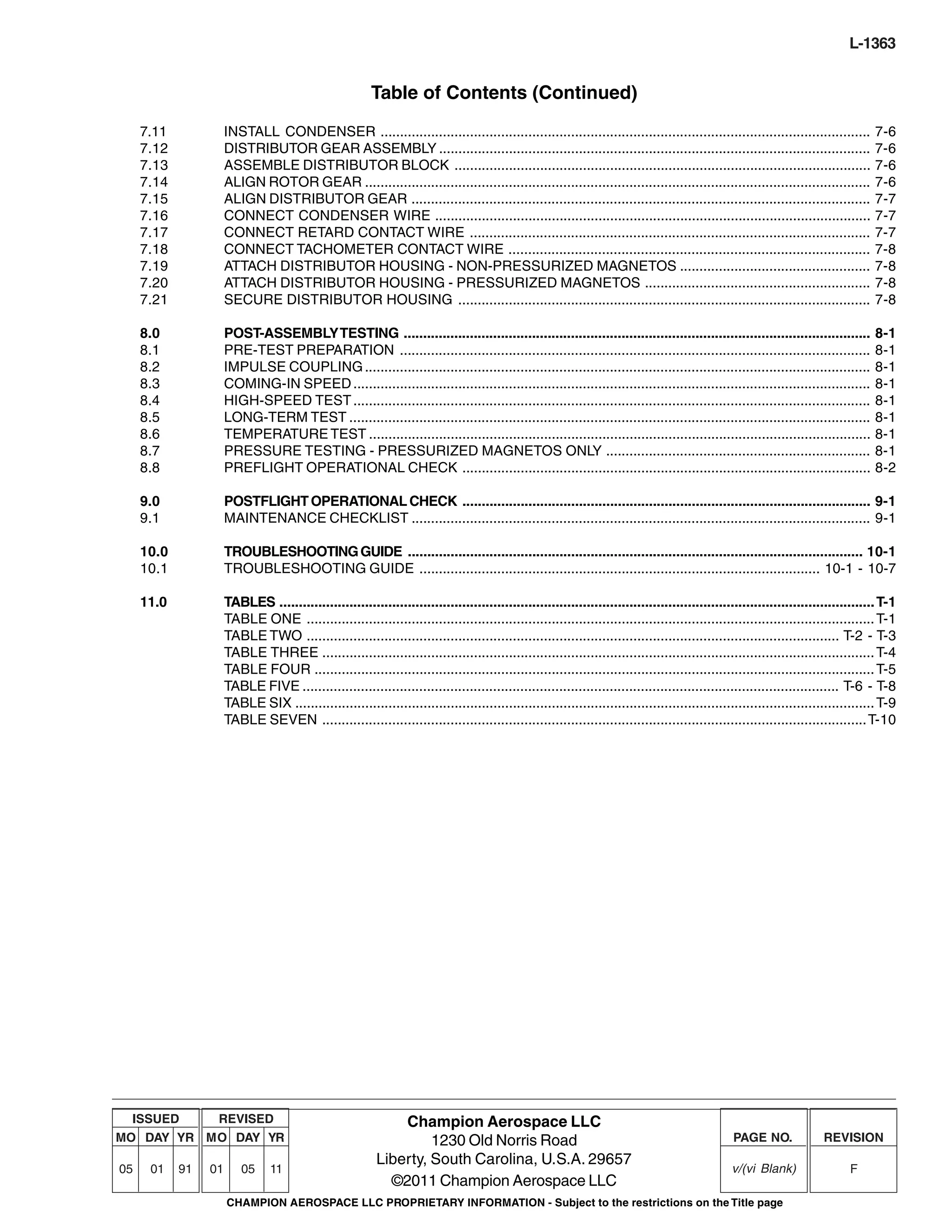 Slick magoverhaulmanual 4300 & 6300 series | PDF