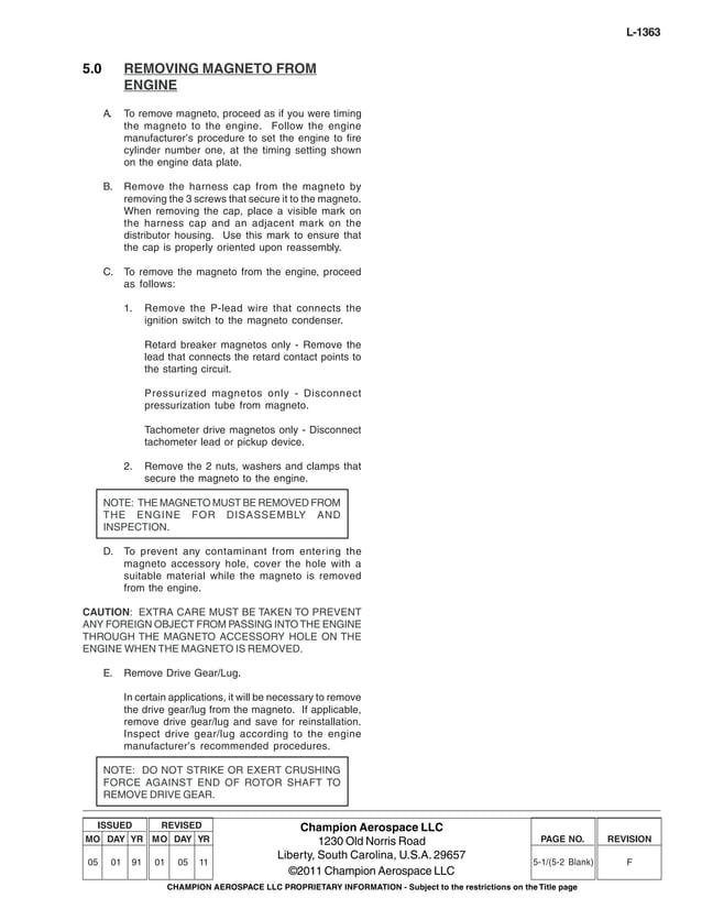 Slick magoverhaulmanual 4300 & 6300 series | PDF | Auto Type | Automotive