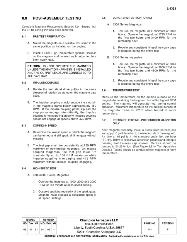 Slick magoverhaulmanual 4300 & 6300 series | PDF | Auto Type | Automotive