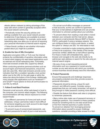 Slicksheet best practicesforkeepingyourhomenetworksecure | PDF