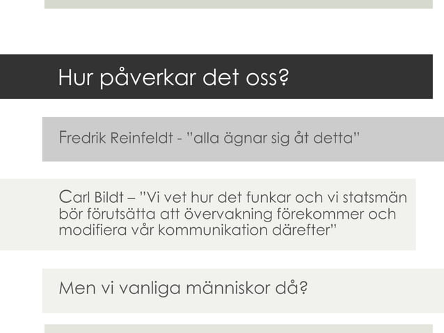 Personlig Integritet och Nätet - Högskolan Väst | PPT